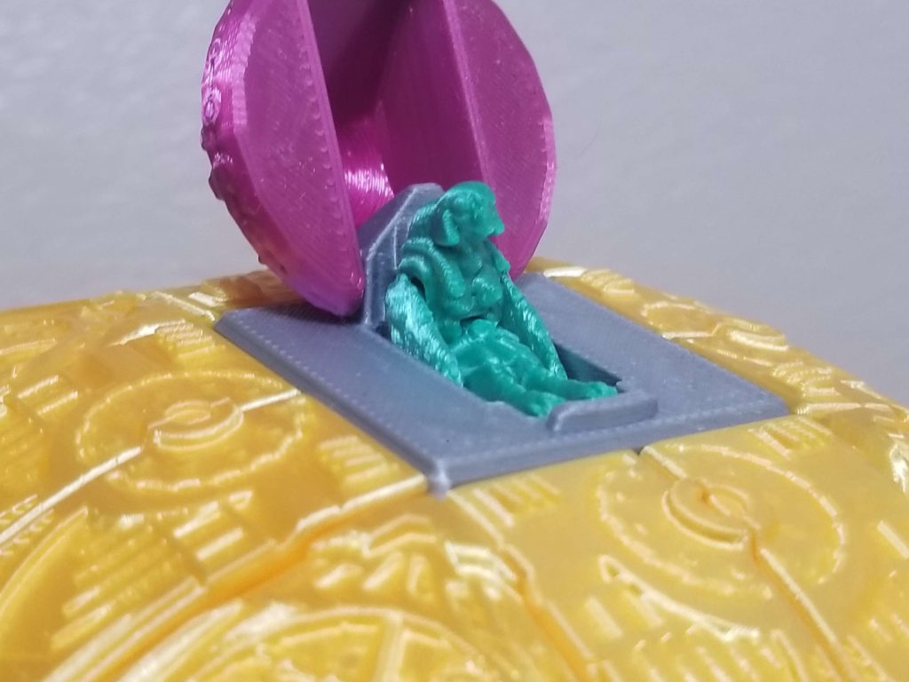 PrintABlok: Flying Saucer with Anthromedian Pilot - 3D Printing Professor